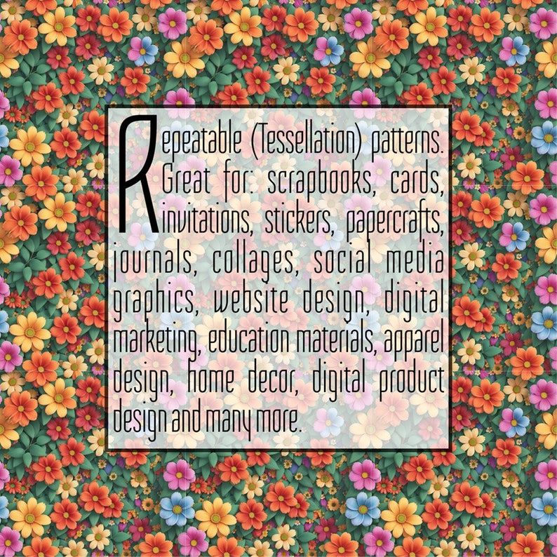59 Graphic Colorful Flowers Patterns Ornamental Beautiful Smooth Flower ...