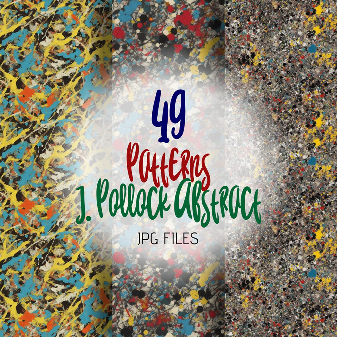 49 Graphic Jackson Pollock Patterns Ornamental Beautiful Smooth Print ...