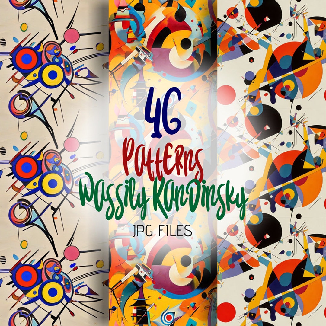 46 Graphic Wassily Kandinsky Patterns Ornamental Beautiful Smooth Art ...