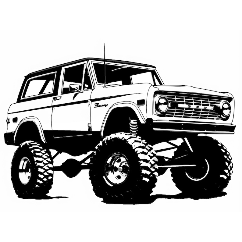 Ford Bronco SVG - Etsy
