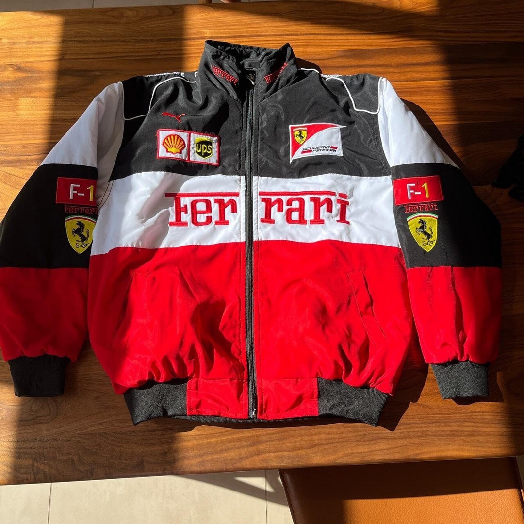Ferrari Vintage Racing Jacket 90s Ferrari Jacket Y2K Ferrari - Etsy