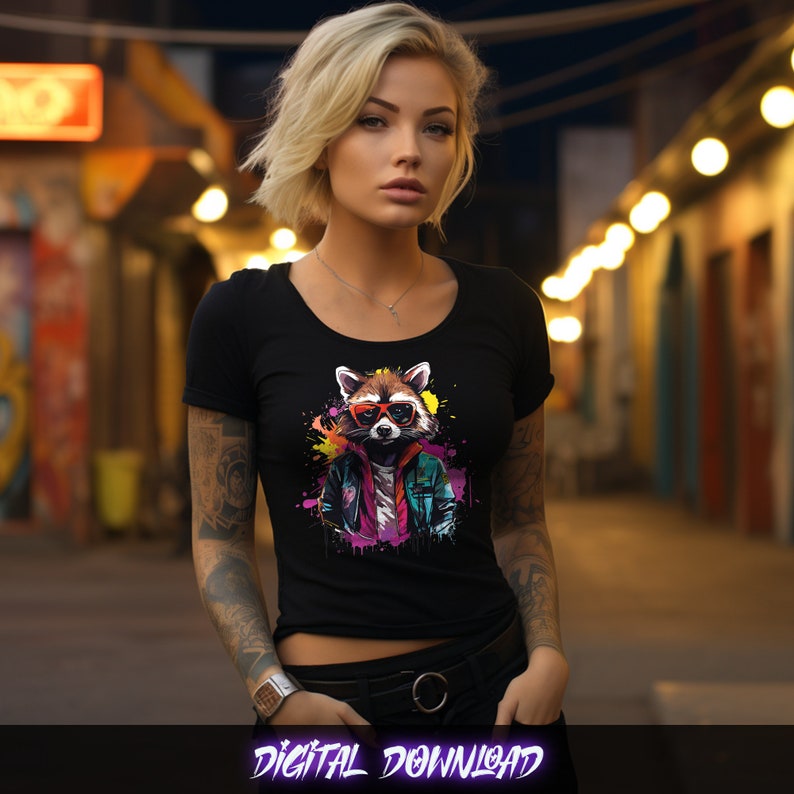 Raccoon Png Gangster Raccoon Png T-shirt Design Raccoon Hustle - Etsy