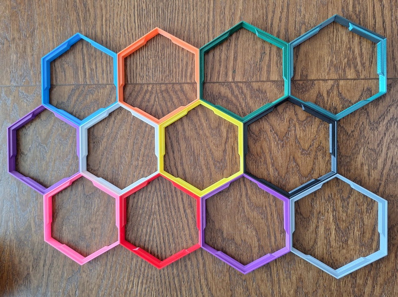 Twilight Imperium 4 Magnetic Hex Tiles Game Board Hex Frames - Etsy