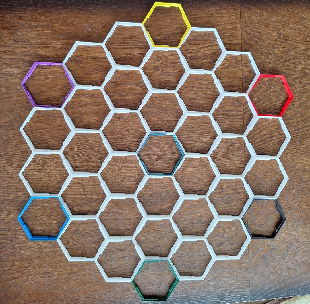 Twilight Imperium 4 Magnetic Hex Tiles Game Board Hex Frames - Etsy