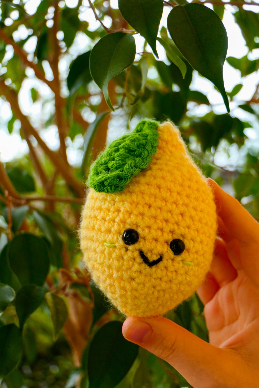 Lemon Lime Crochet Plushie Amigurumi Stuffed Fruit - Etsy