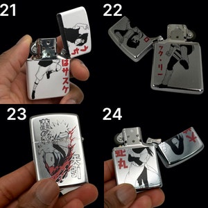 Anime Windproof Flip Top Lighter, Unique Lighter Ninja, Pirate - Etsy