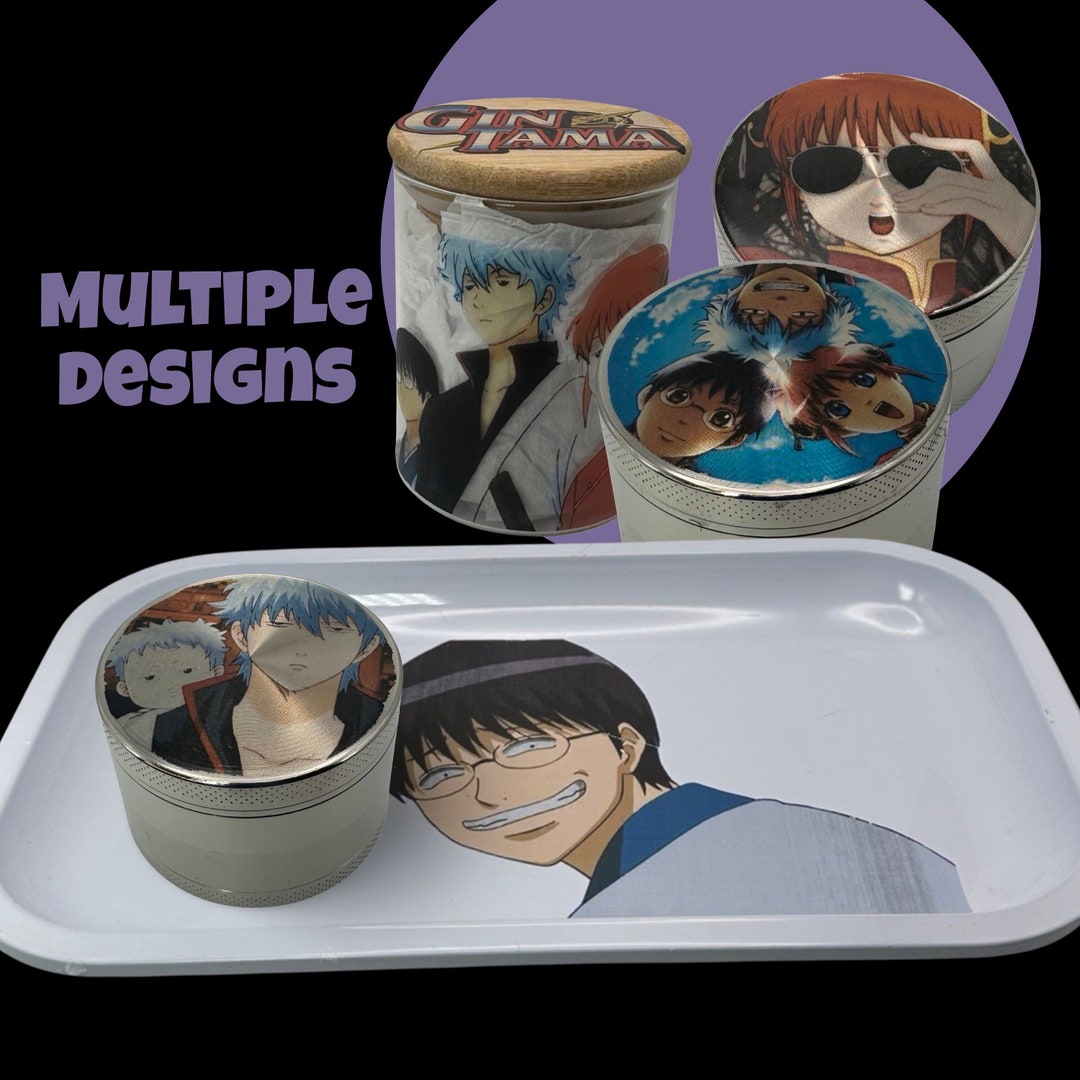 Eccentric Samurai Anime Herb Grinder, Stash Jar, Rolling Tray Set - Etsy