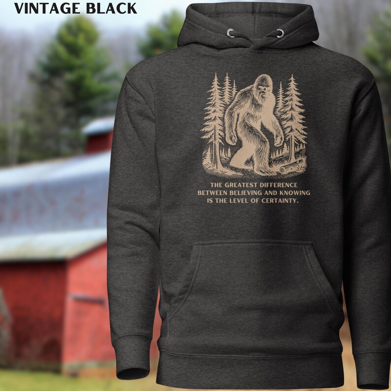 Bigfoot Sasquatch Cryptid Graphic Hoodie Sweatshirt Men & Womens ...