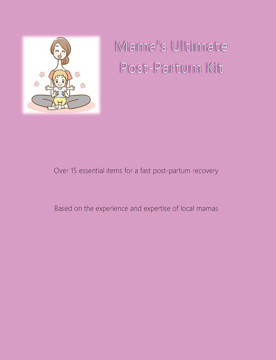 Mama's Ultimate Post-partum Recovery Kit - Etsy
