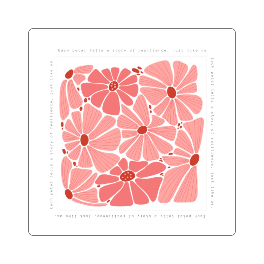 Humans Are Resilient Graphic Sticker, Water Bottle Sticker, Laptop ...