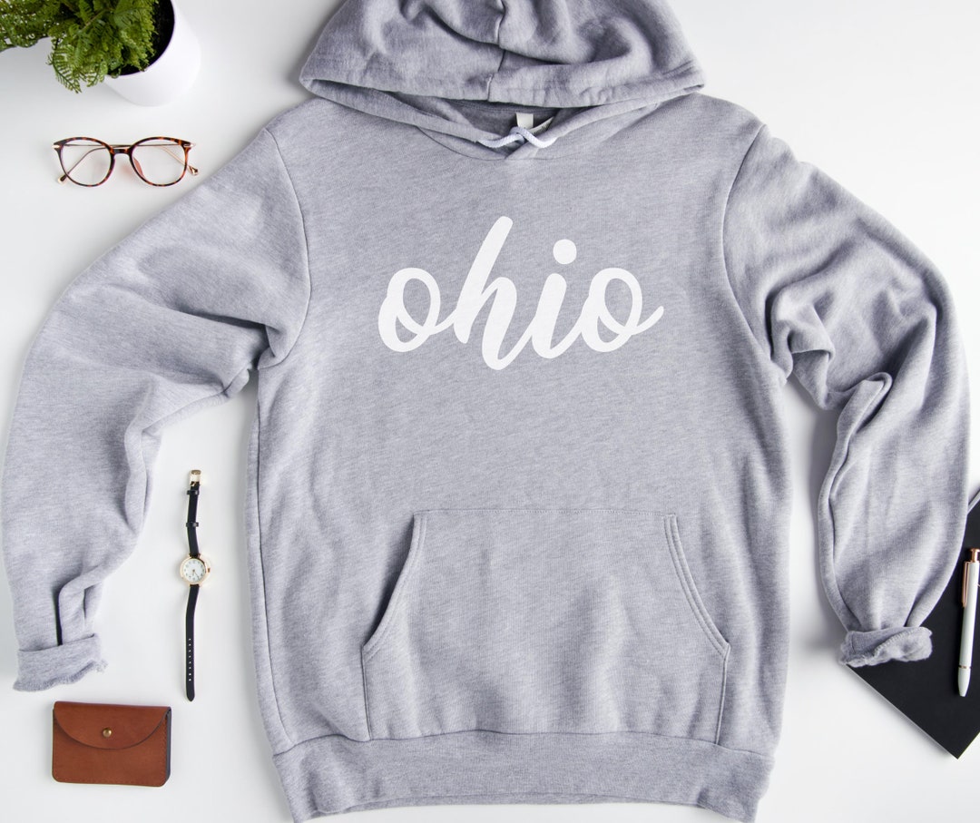 Simple Script Ohio Hoodie, Ohio Gameday Hooded Sweatshirt - Etsy