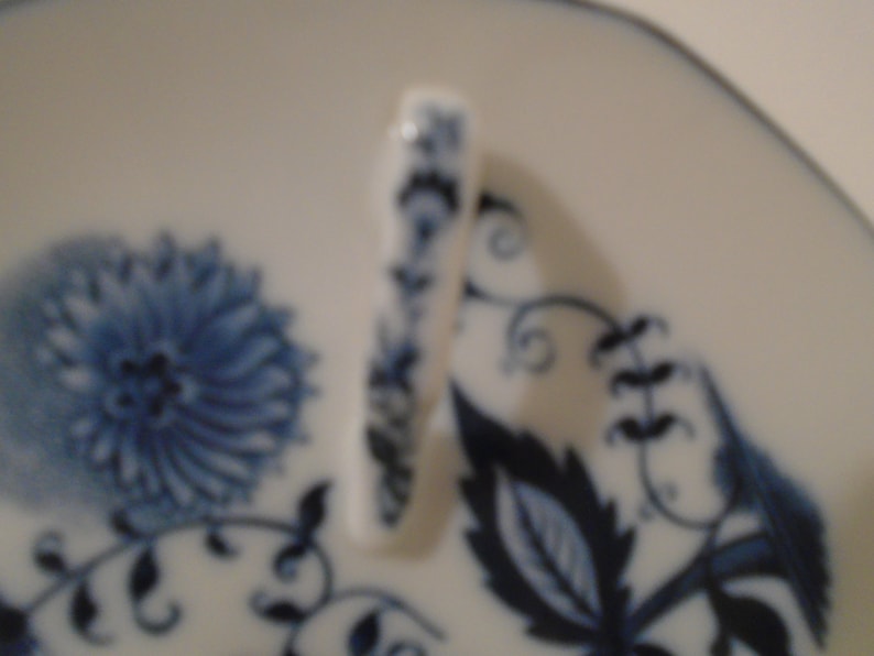 Vintage Blue Onion Handled Dish, by Arnart - Etsy