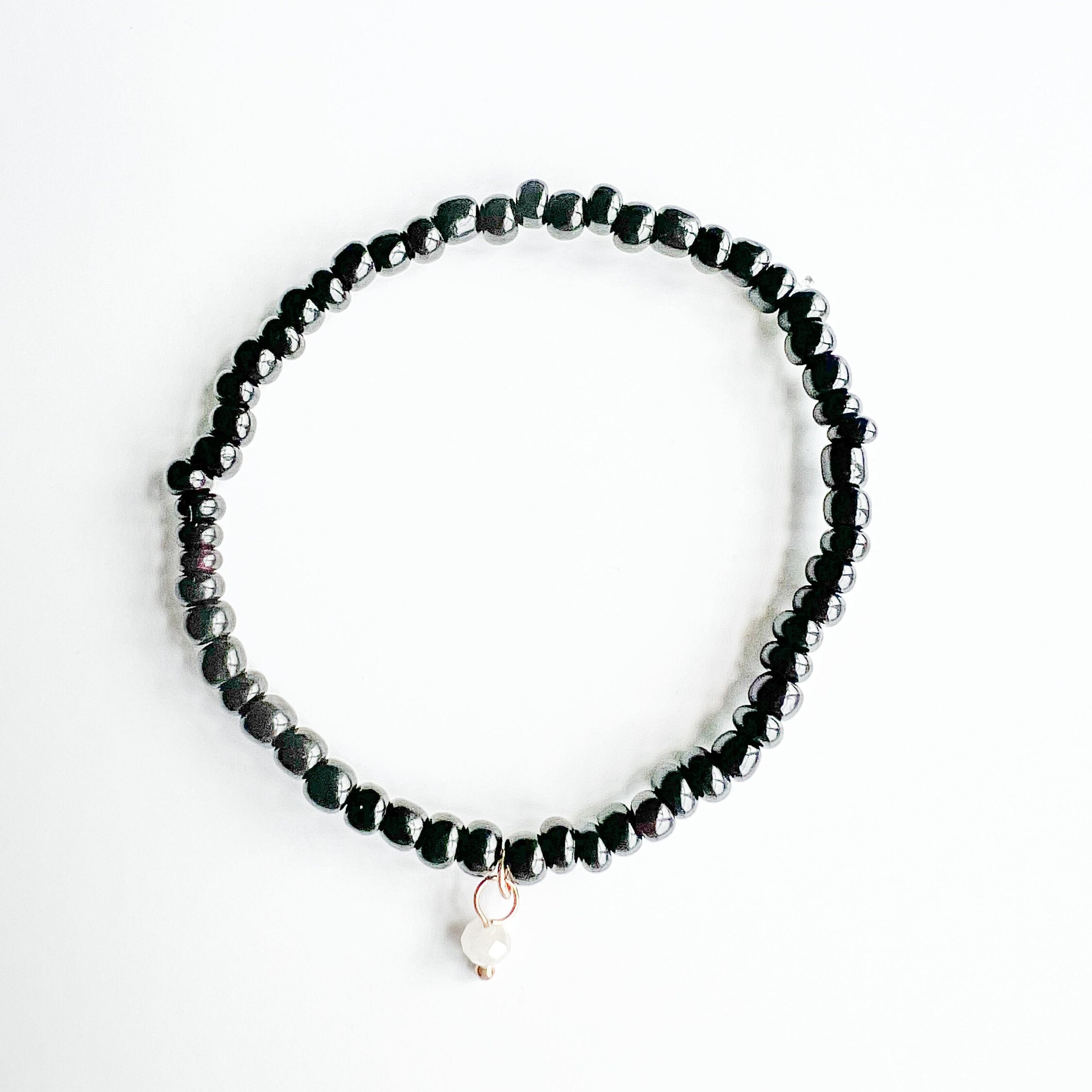 Black Bracelet Stack | Black Neutral Stack | Fall Bracelet Stack ...