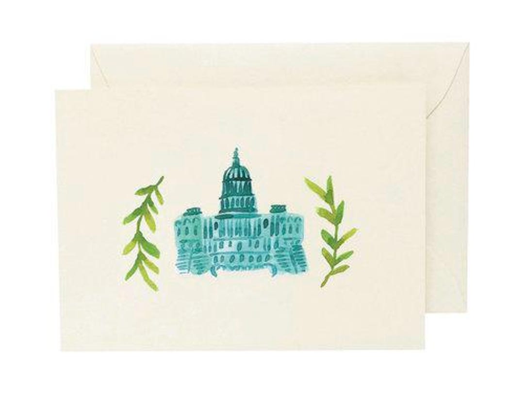 Capitol Building Note Set - Etsy