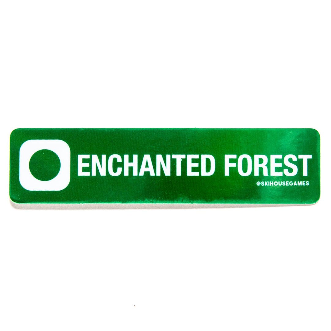 Enchanted Forest Bromley Sticker | Green Circle Ski Trail Sign Decal ...