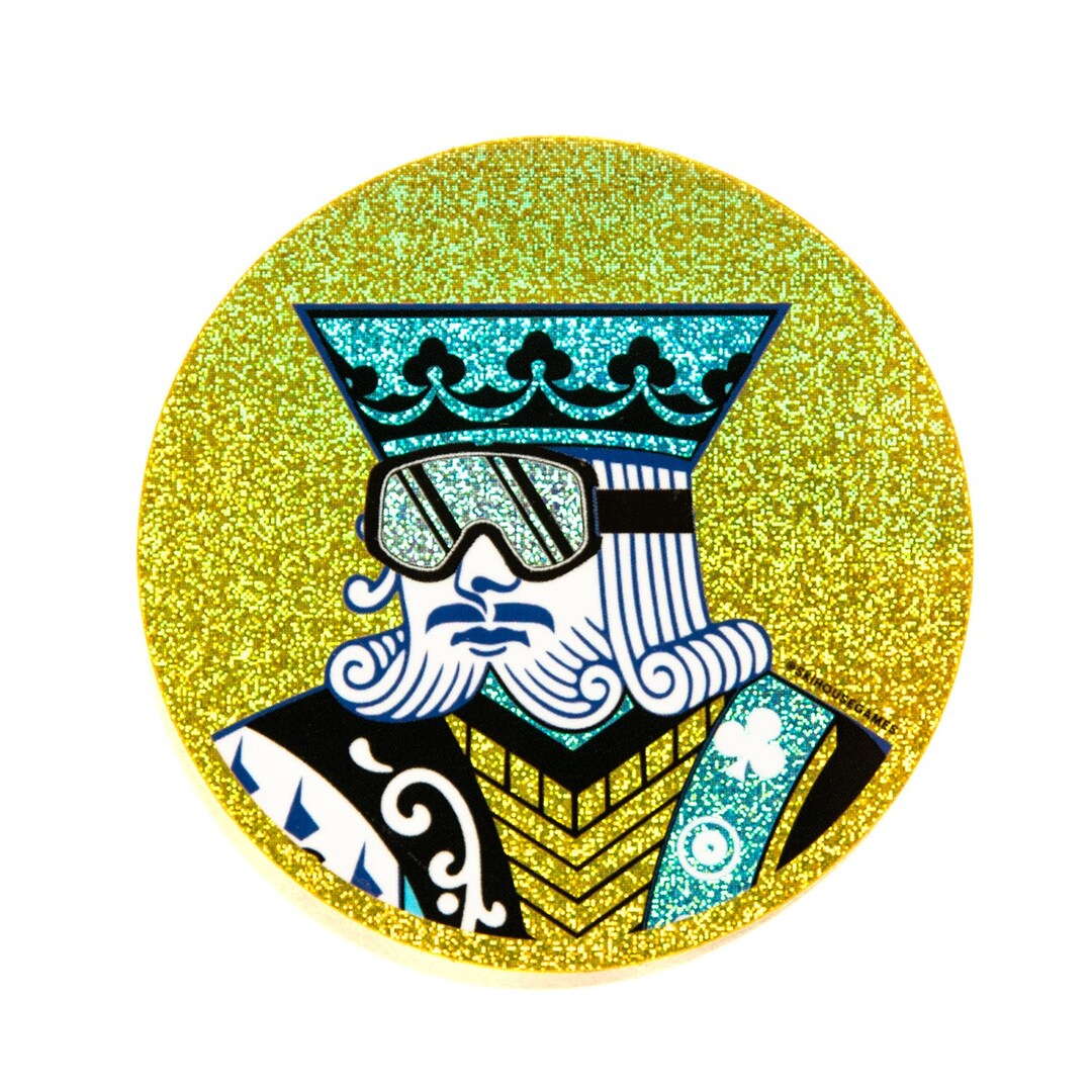 Ski House King Glitter Sticker | Ski Helmet Sticker | Water Bottle ...