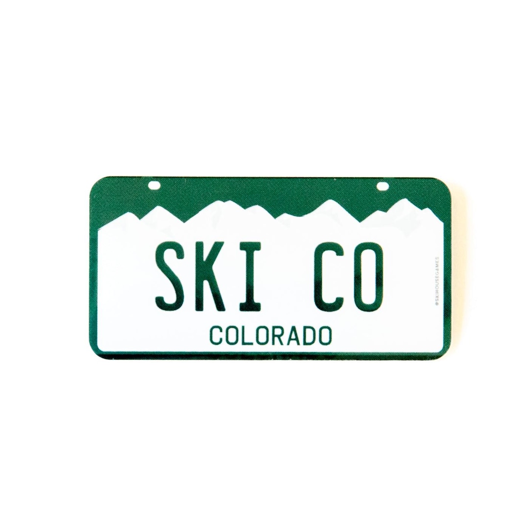 Ski Colorado Sticker | CO License Plate Decal | Vail Breck Aspen Vibes ...