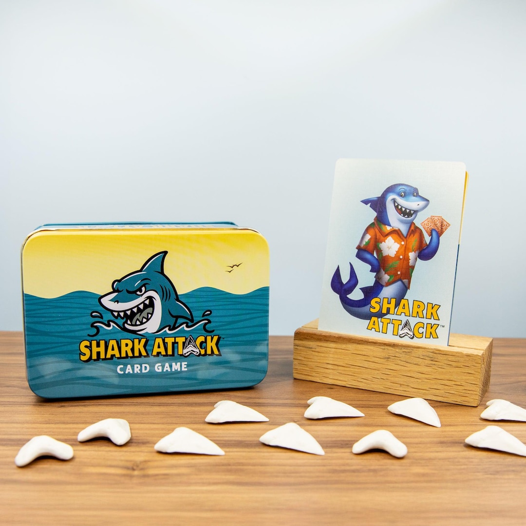 Shark Attack Card Game | Beach Card Game | Shore House Games | Coastal ...