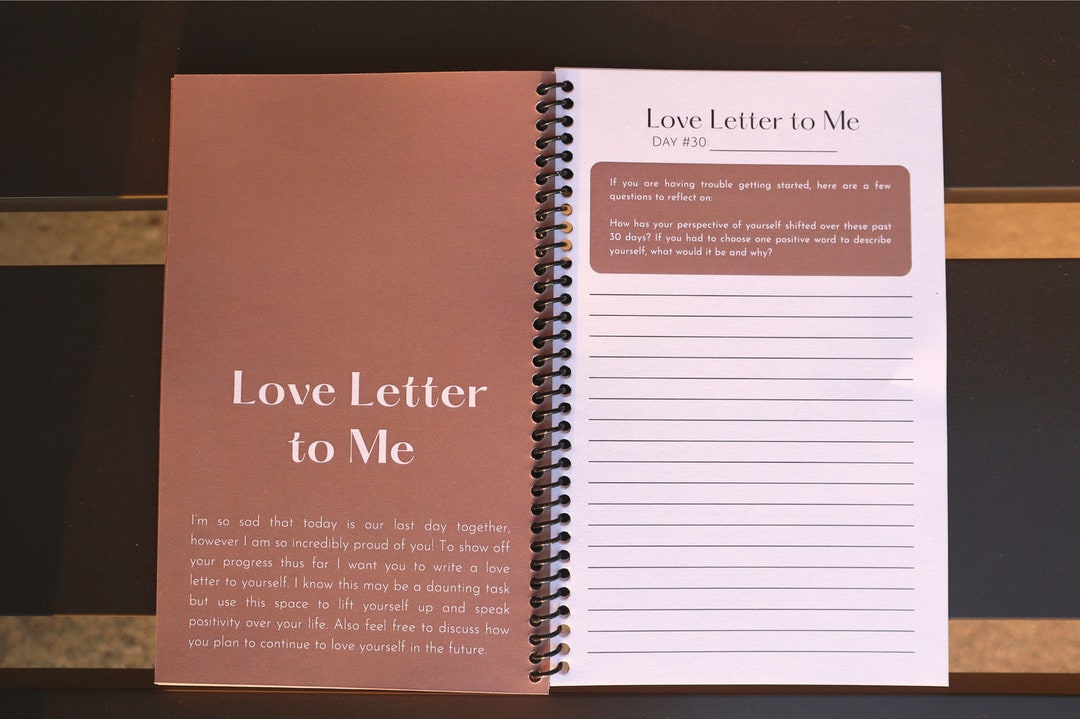 30-day Self Love Journal - Etsy