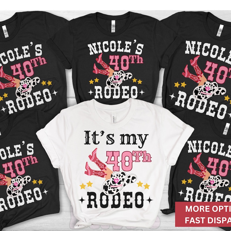 40th Birthday Rodeo Svg - Etsy