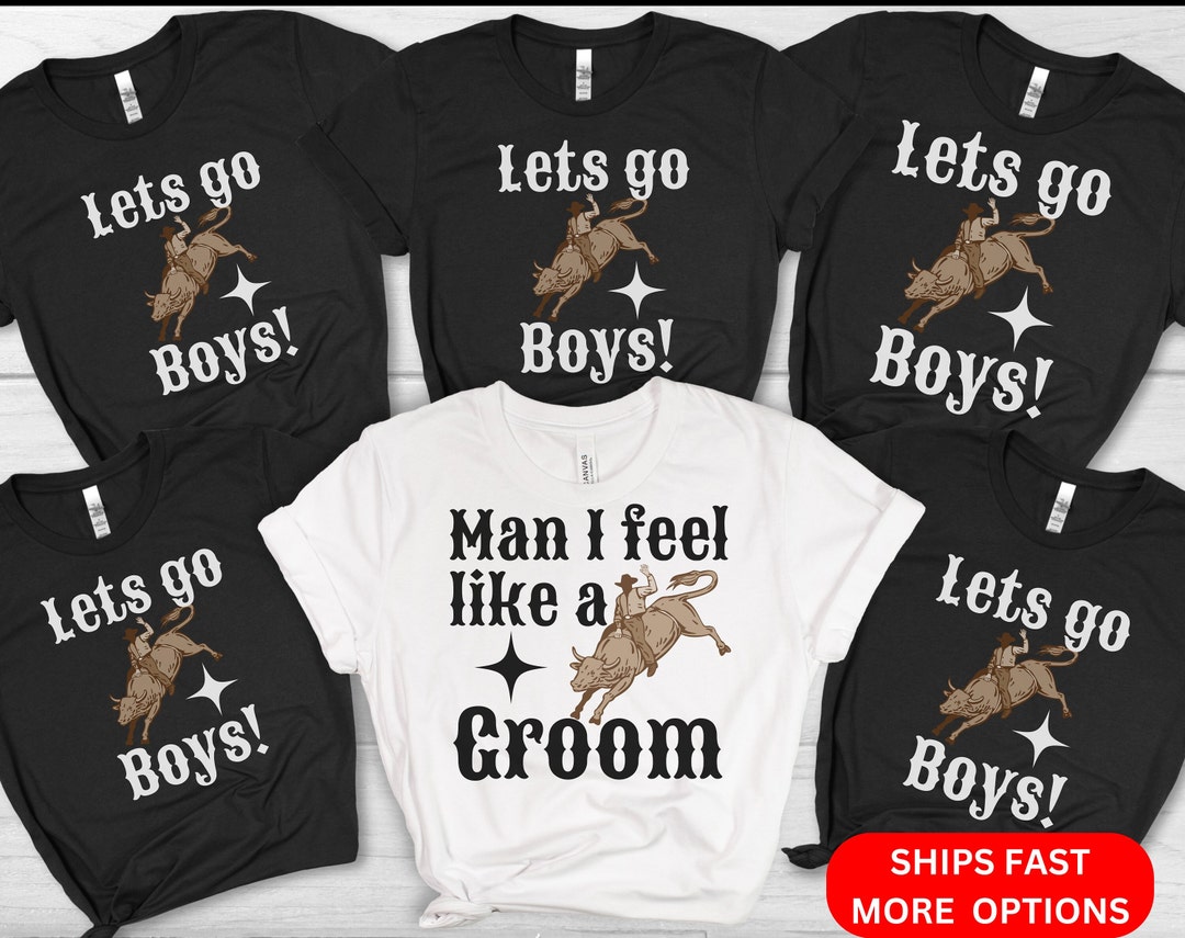 Western Themed Stag Party T Shirts, Team Groom Rodeo T Shirt, Stag ...
