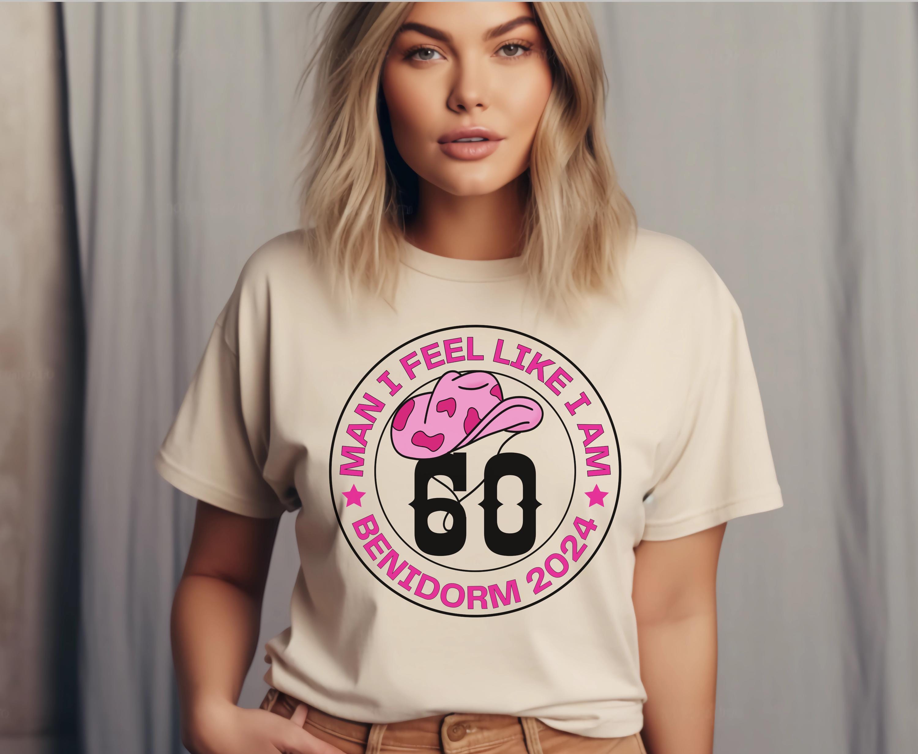 60th Western-themed Cowgirl Birthday Shirt Man I Feel Like I Am 60 ...