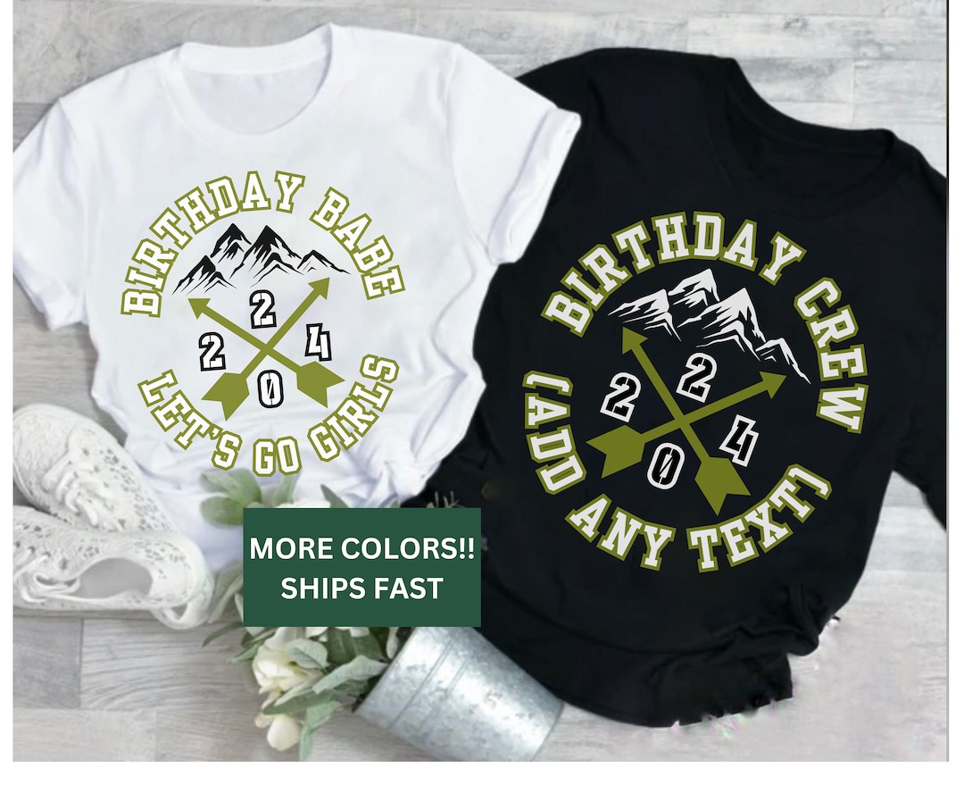 Personalized Hiking Matching Birthday Shirts for Men Women, Custom ...