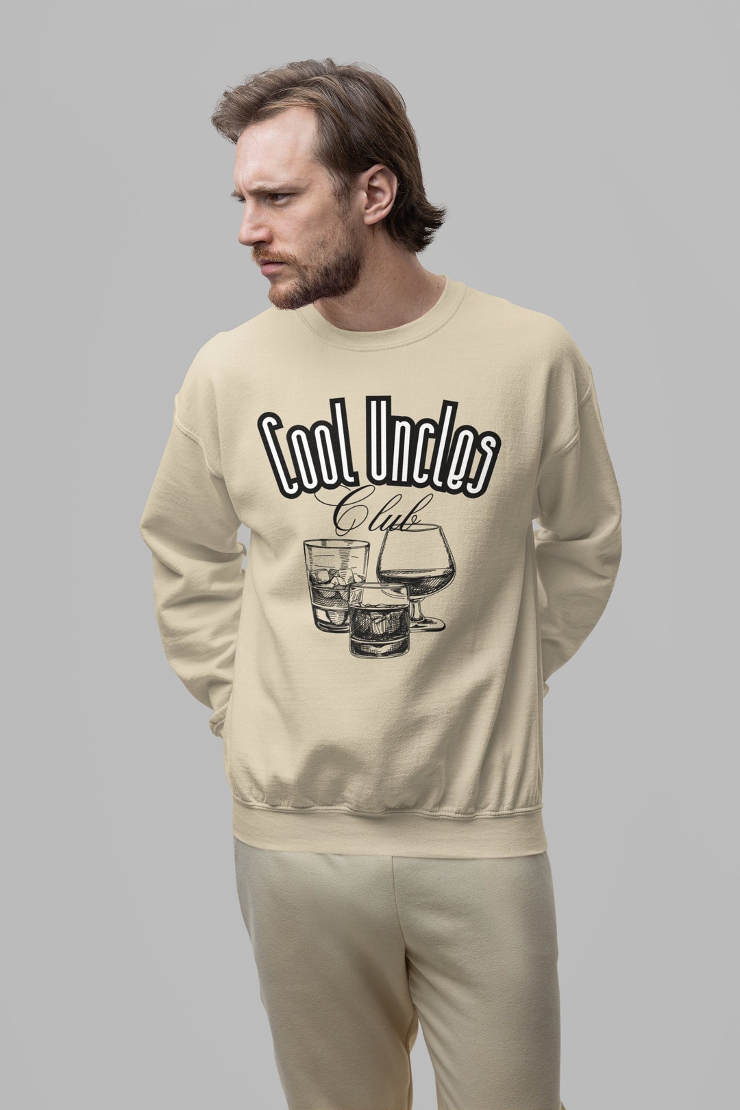 Cool Uncles Club Gift for Uncle Cocktail Themed Shirt, Cool Uncle Club ...