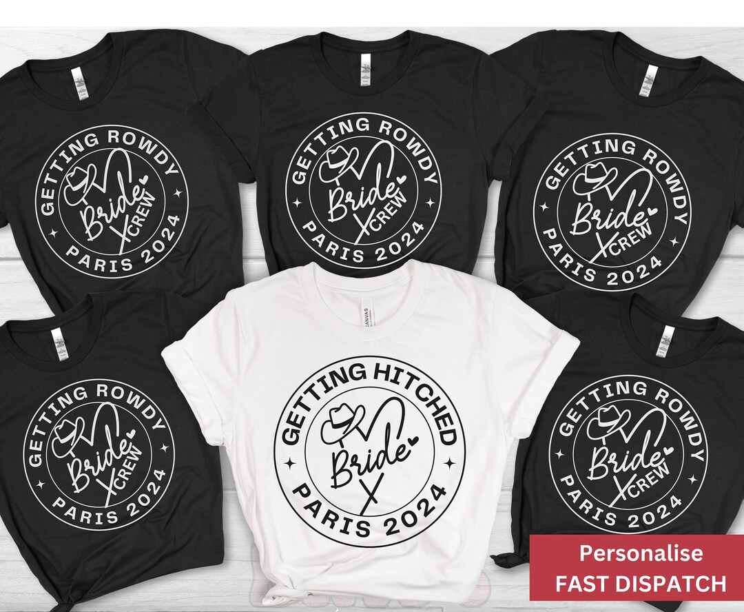 Western Themed Hen Party Shirt Country Getting Hitched Last Rodeo T ...