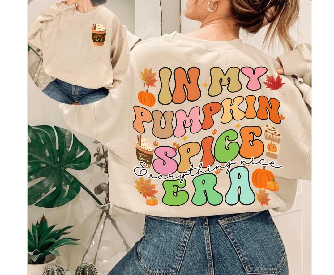 Retro VSCO Autumn Outfit in My Pumpkin Spice Era Unisex Fall Shirt for ...