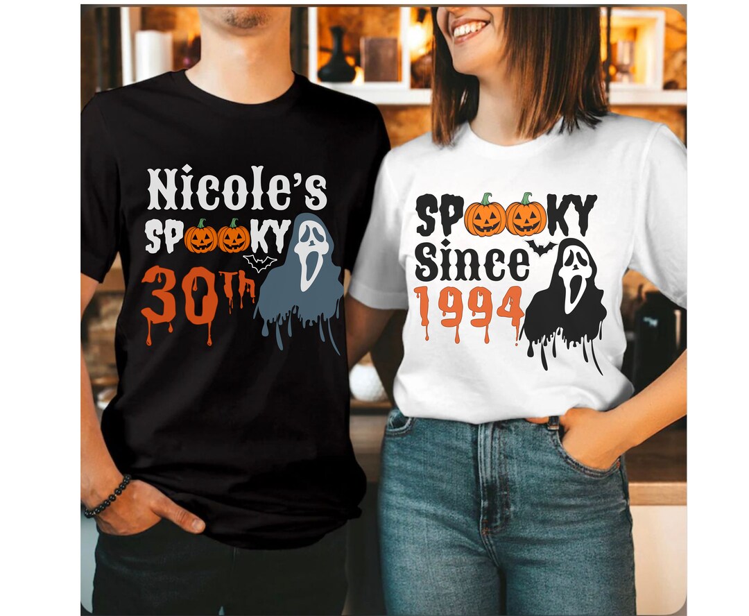 Spooky Since 1994 30th Halloween Birthday Shirt for Men Women, 30th ...