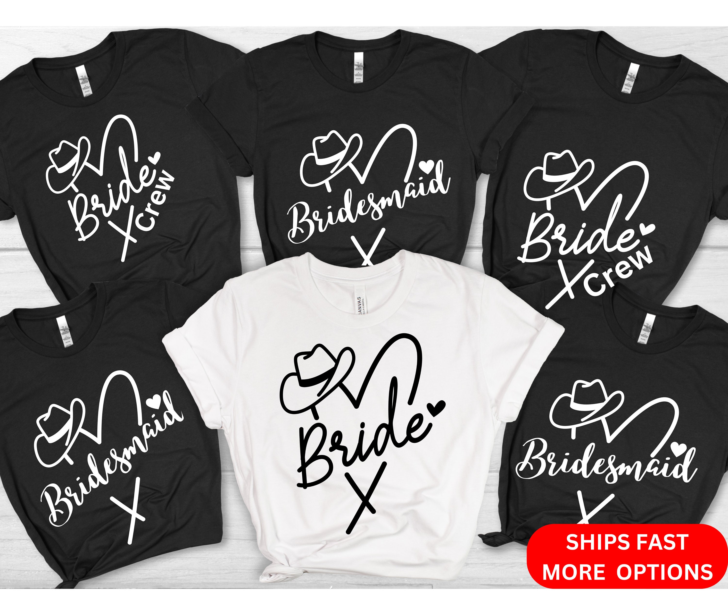 Western Themed Hen Party T Shirts, Team Bride T Shirt, Hen Party Tee ...