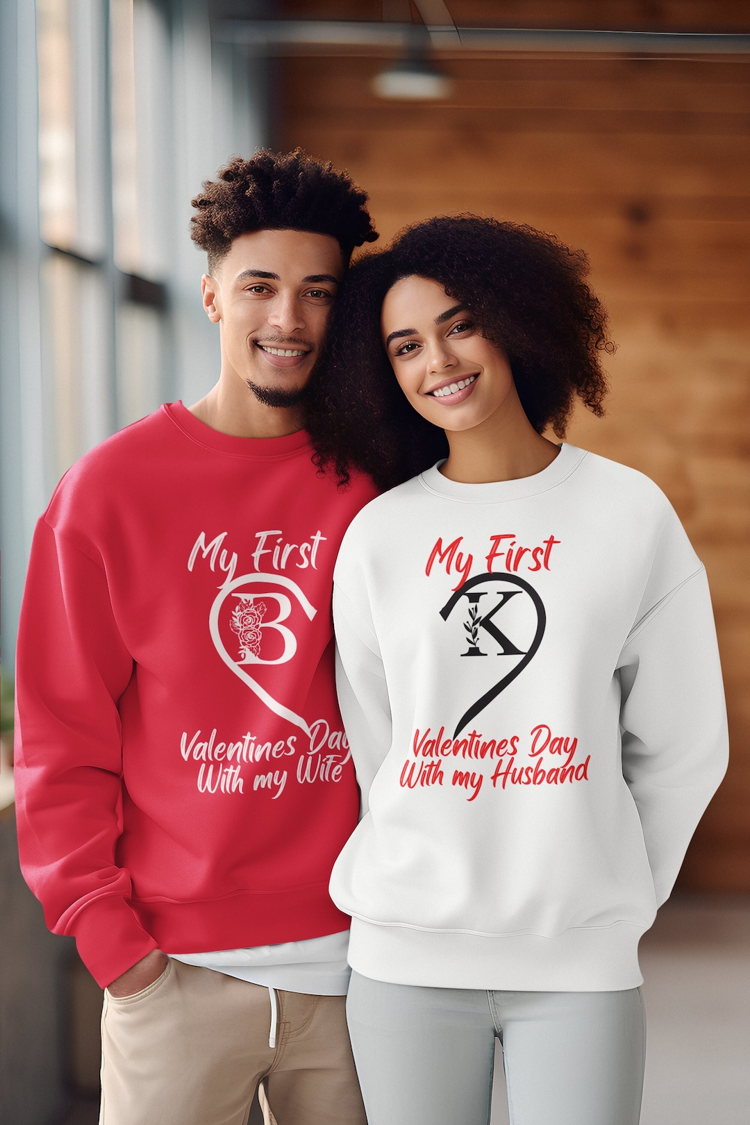 Personalized Couple Valentines Day Shirt, First Valentine Married ...