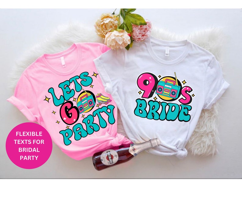 90s Themed Bachelorette T Shirt Retro Groovy Back to the 90s Bridal Hen ...