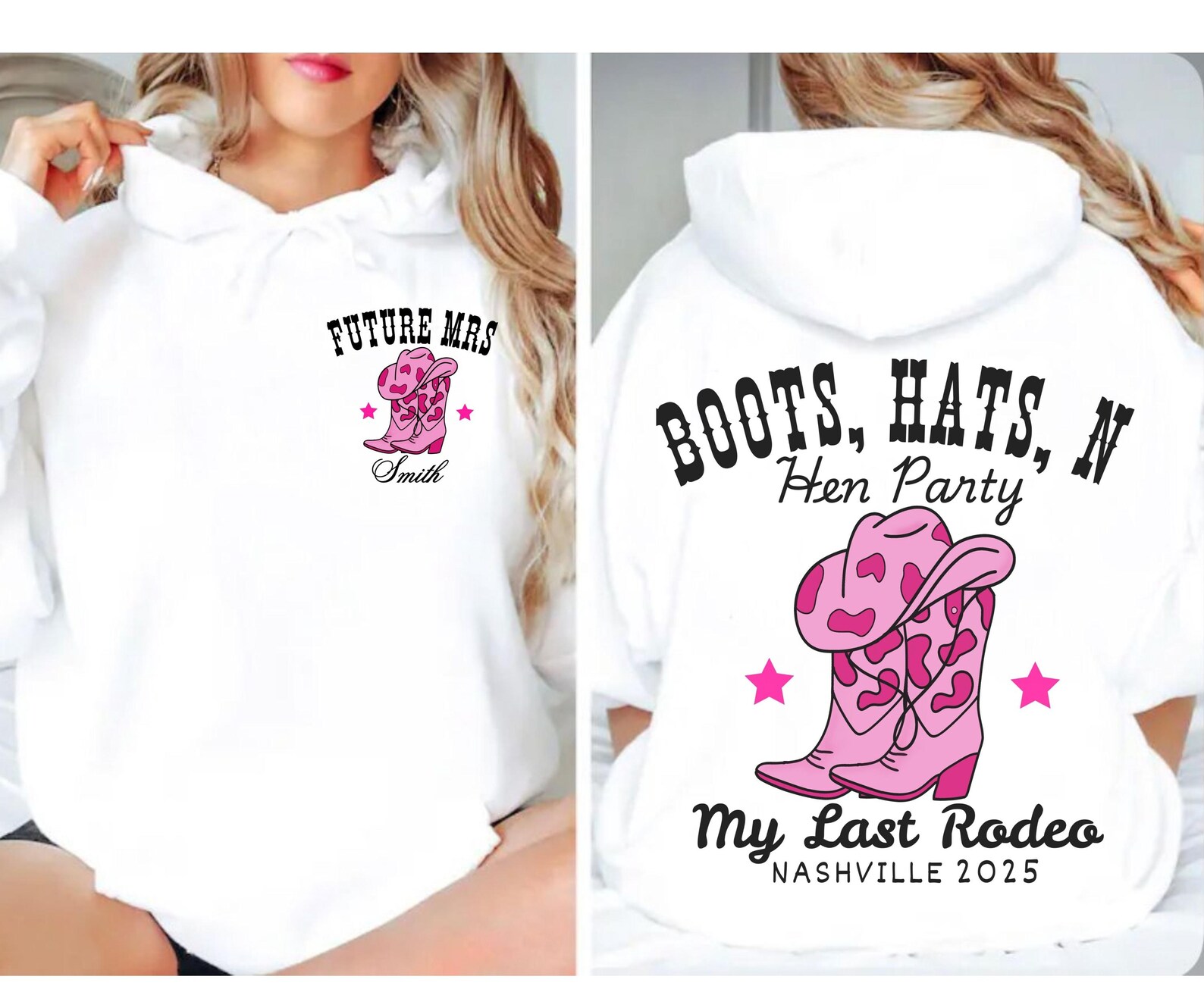 Personalized Western Themed Bachelorette Last Rodeo Shirt Custom ...