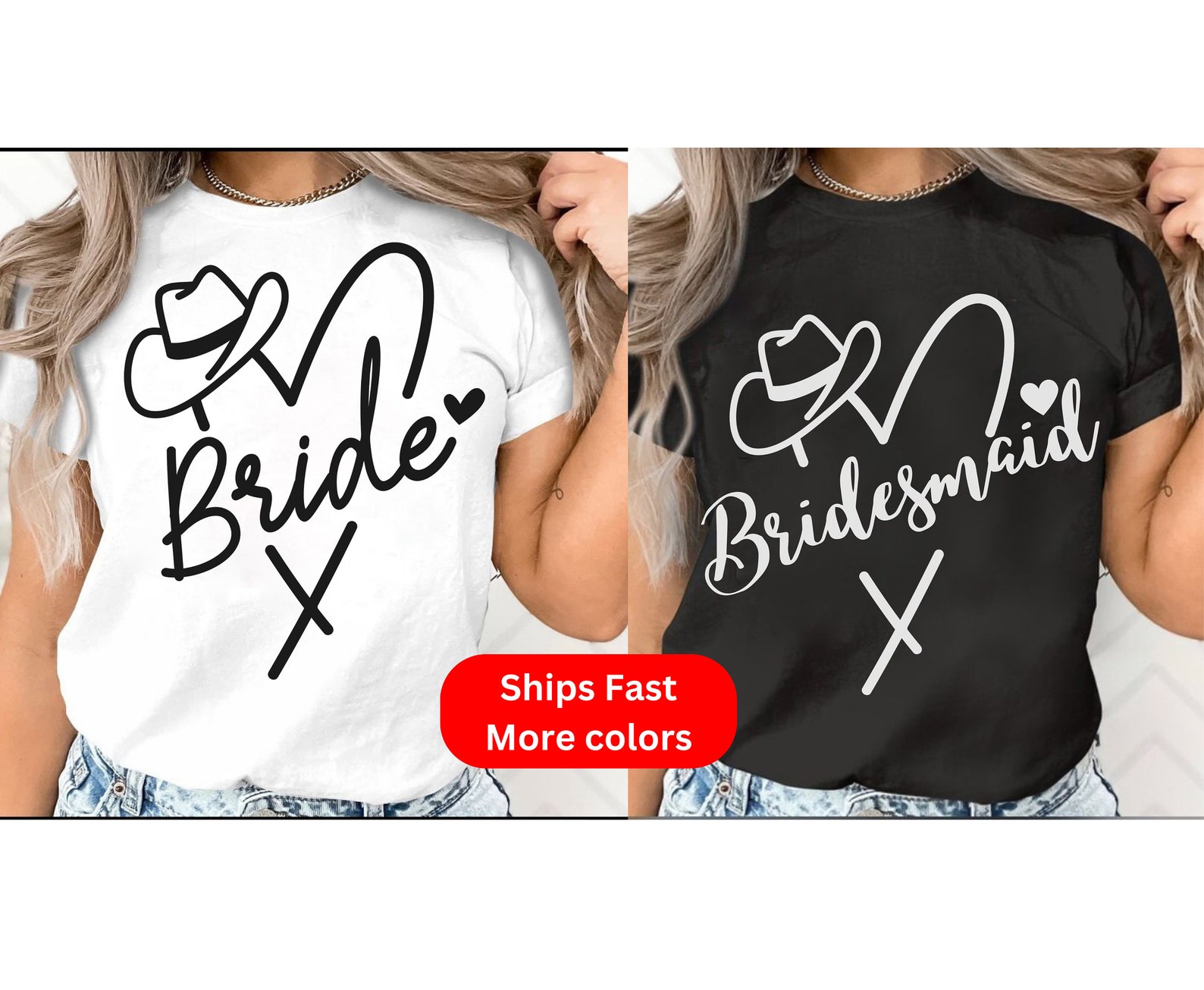 Western Themed Hen Party T Shirts, Team Bride T Shirt, Hen Party Tee ...