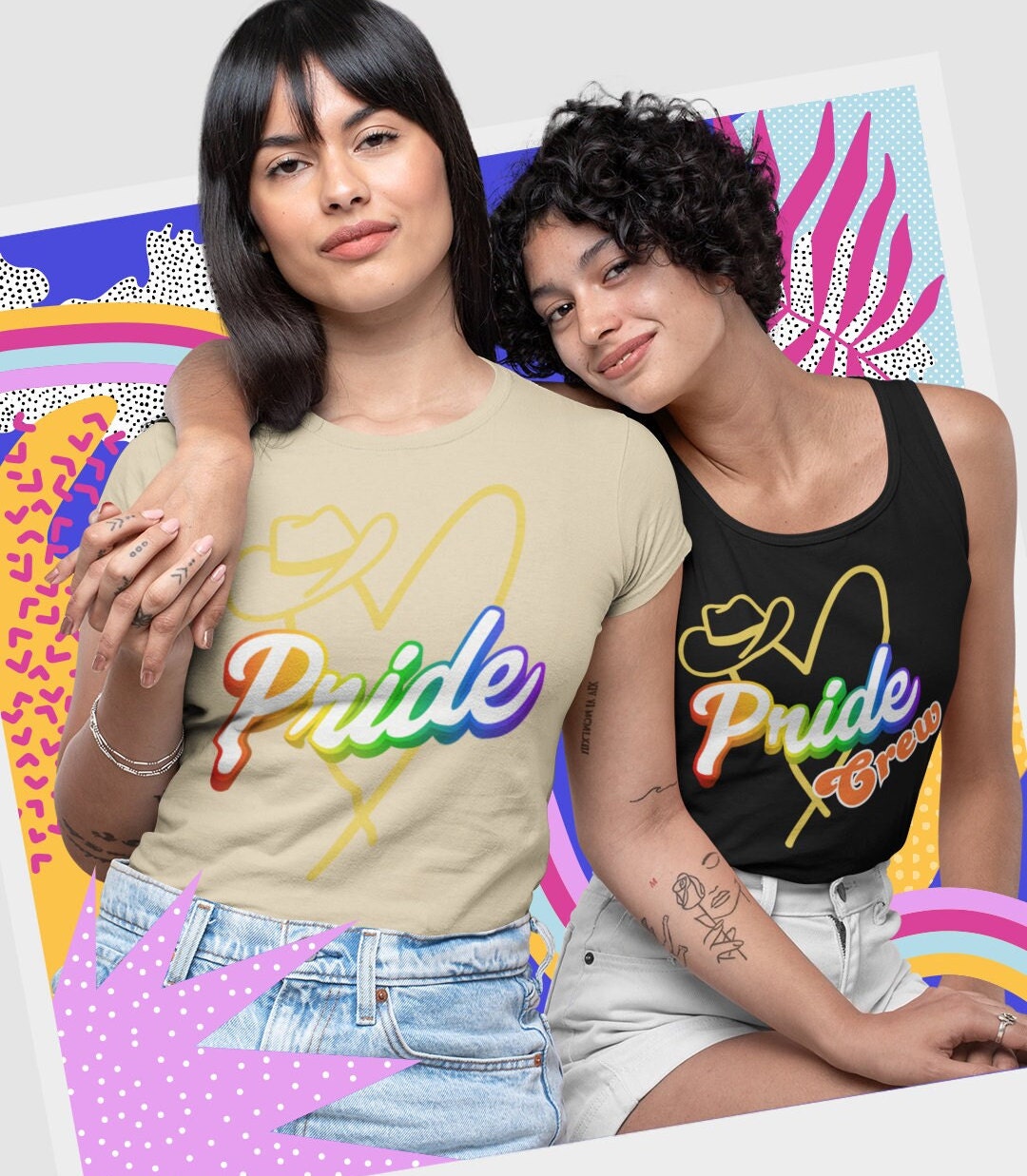 Cowboy Family Matching Pride Month Shirt, Western Themed Cowgirl LGBT ...