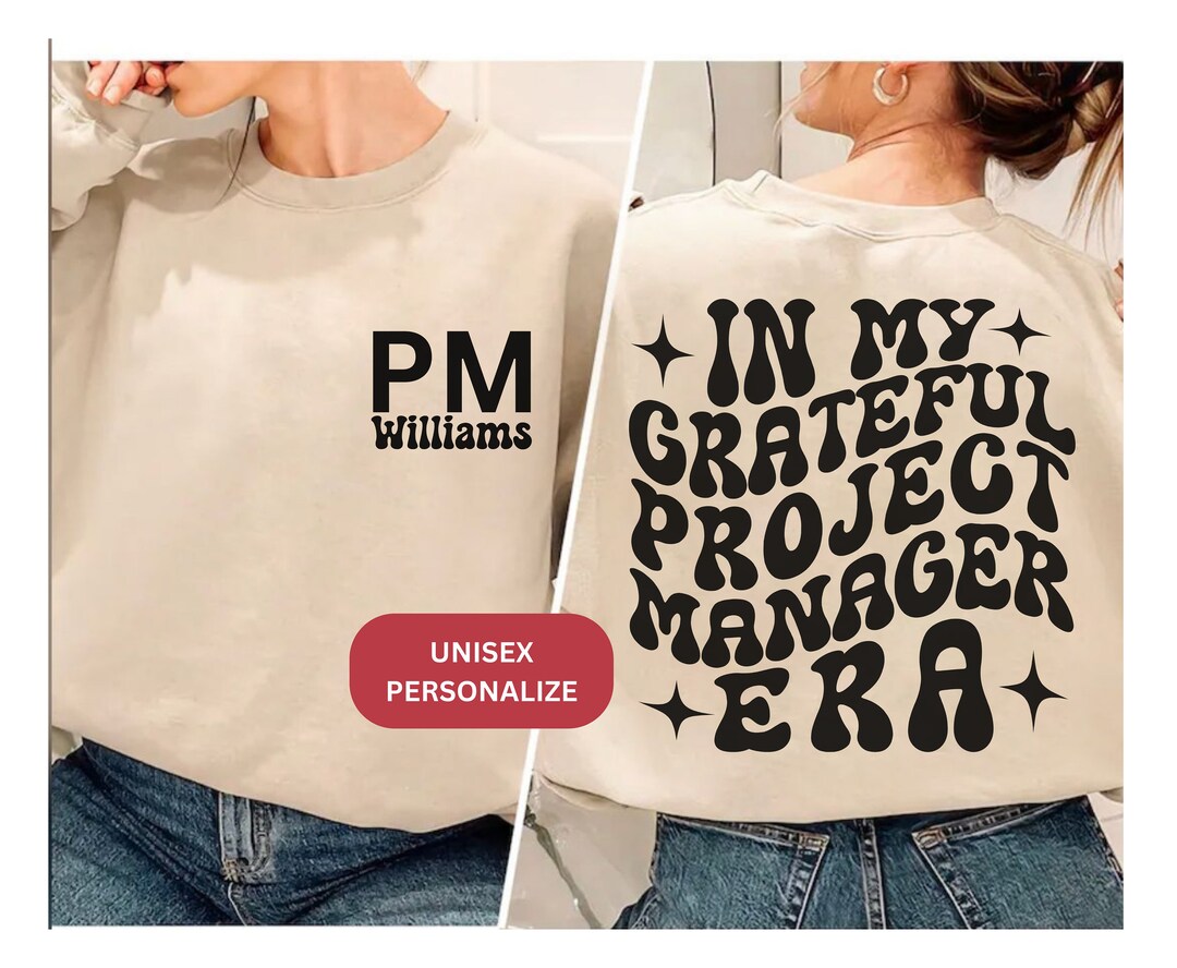 Gift for Project Manager, Personalized Project Manager T Shirt, PM ...