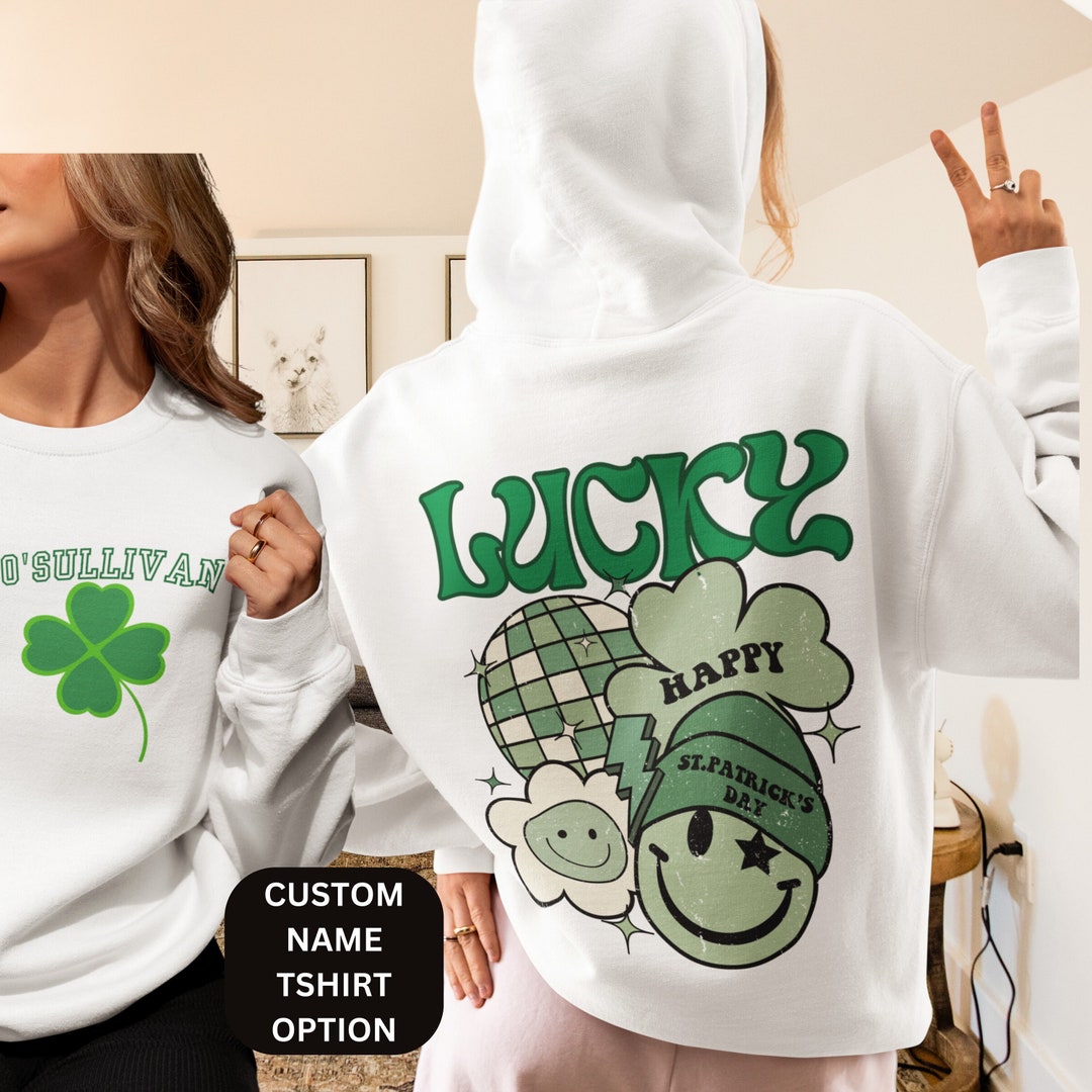 Personalized St Patrick's Day Shirt, Custom Saint Patty Shamrock Irish ...