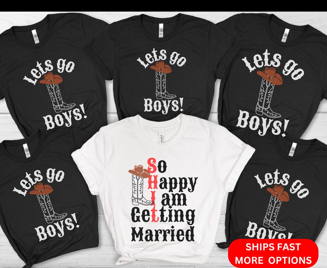 Custom Western Themed Stag Party T Shirts, Last Rodeo T Shirt, Stag ...