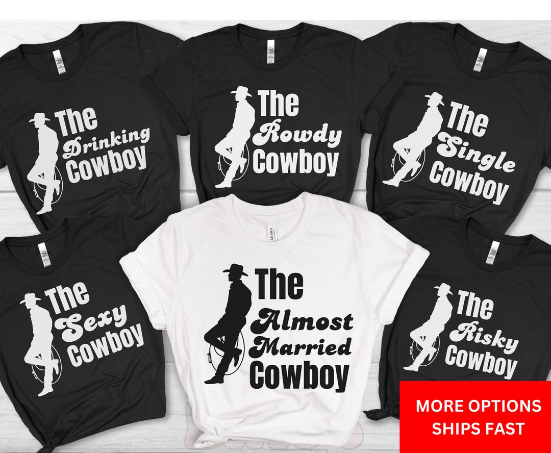 Western Themed Stag Party T Shirts, Groomsmen T Shirt Stag Party Shirts ...
