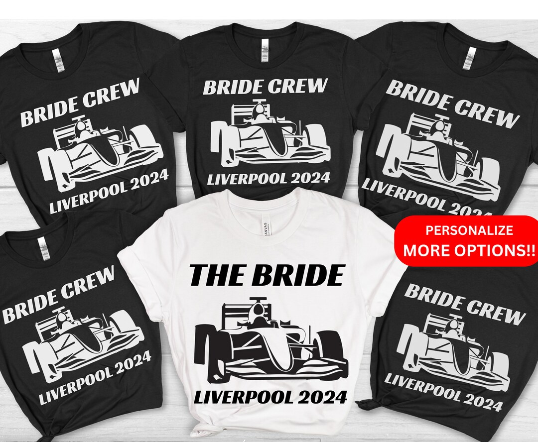 Personalized Formula 1 Themed Bachelorette Party Shirts F1 Themed Hen ...
