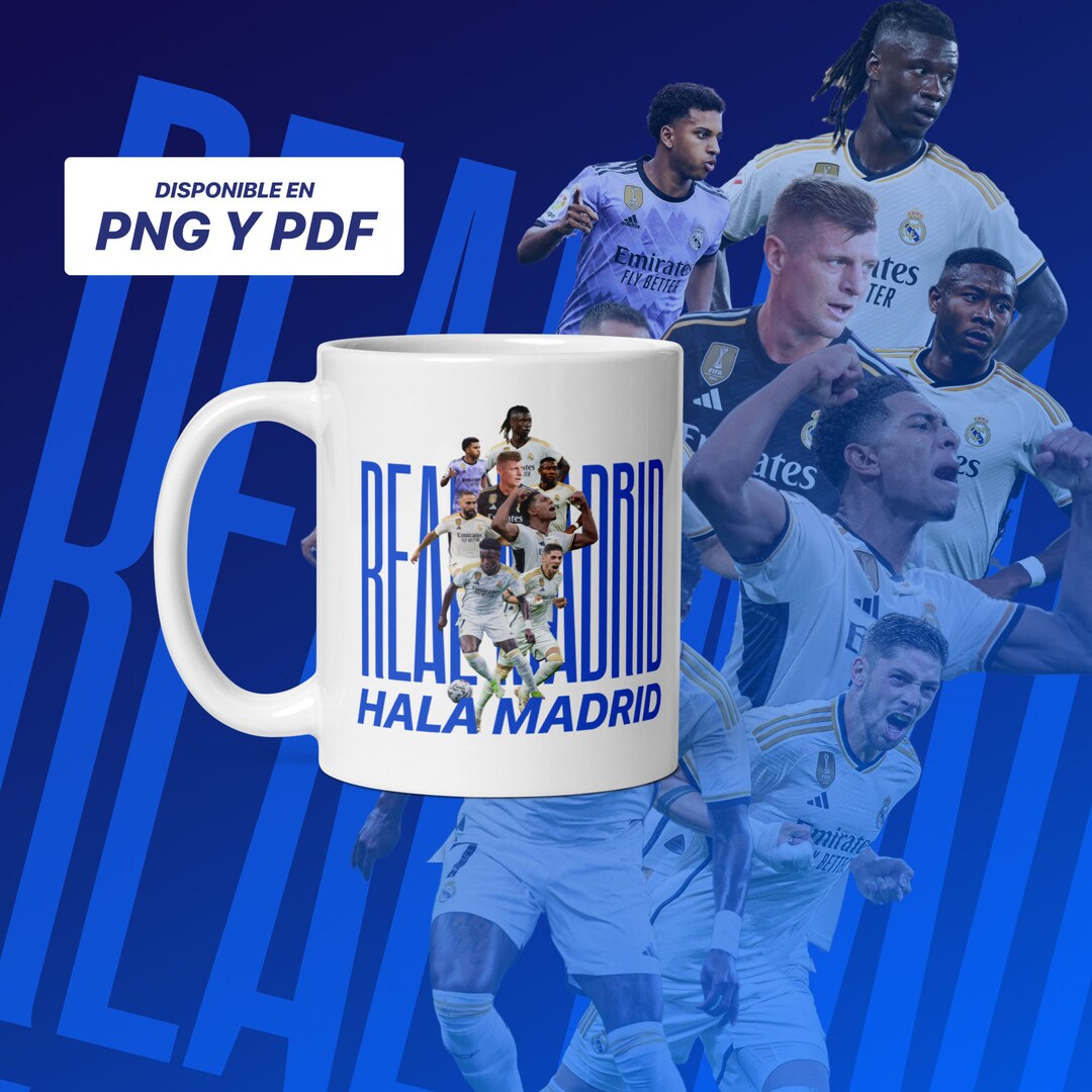 Wrapping Design for 11 Ounce Real Madrid Mugs Real Madrid Digital ...