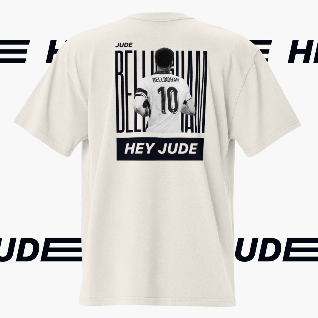 Jude Bellingham Oversized T-shirt Hey Jude T-shirt Bellingham T-shirt ...