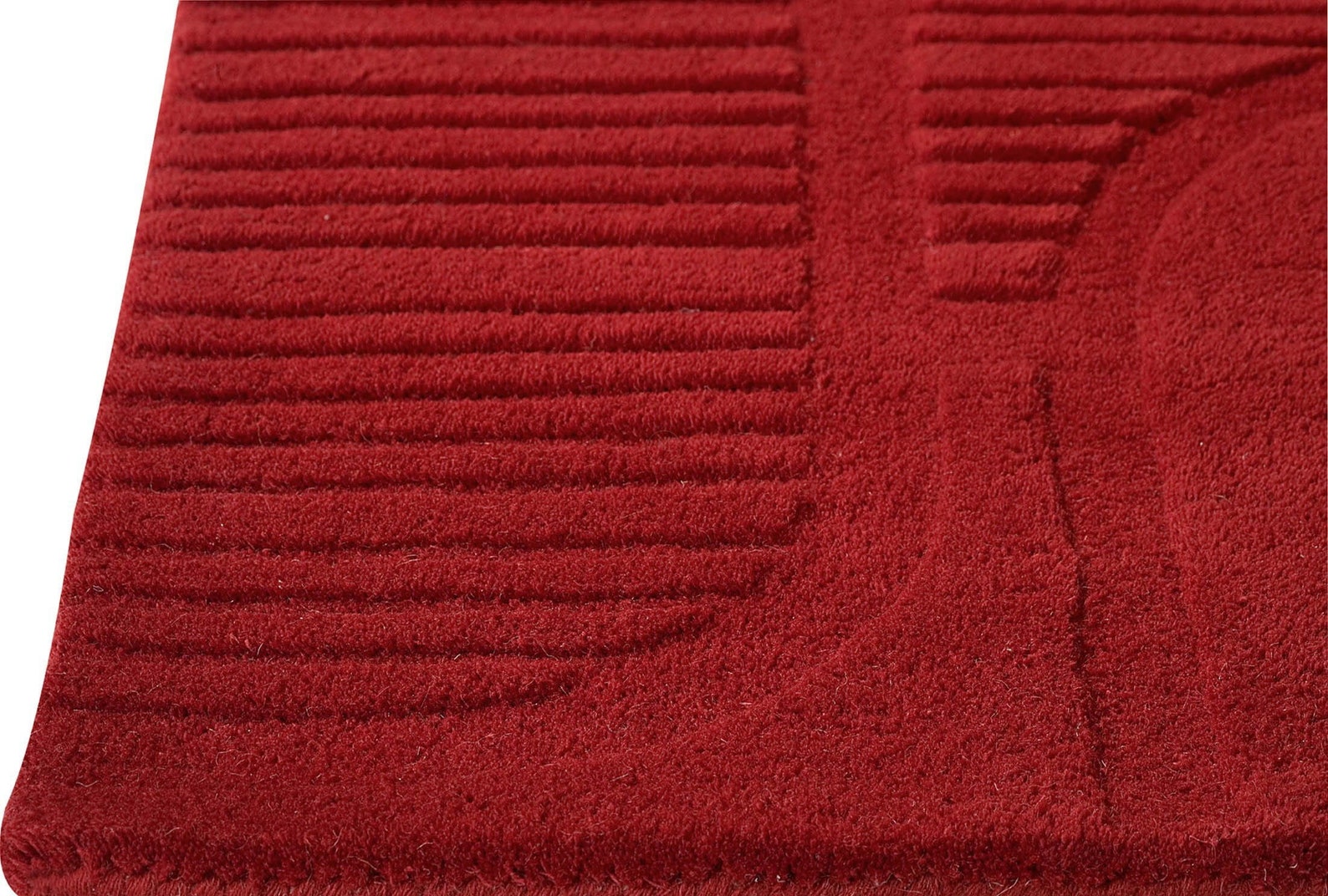 Handmade Maroon Blue Tufted Area Rug Woolen Carpet for Living Room ...