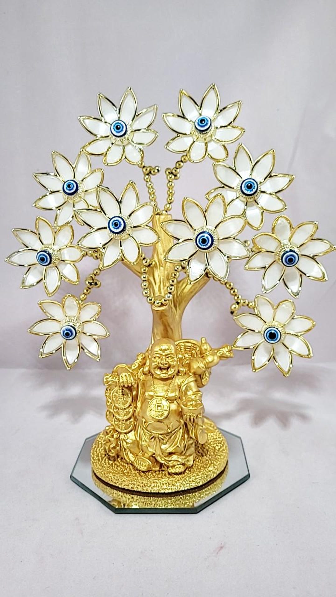 Turkish Evil Eye Tree of Life With Buddha - Etsy