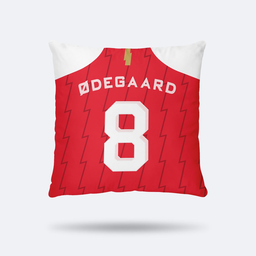Martin Odegaard Arsenal Cushion Soccer Pillow EPL Soccer - Etsy