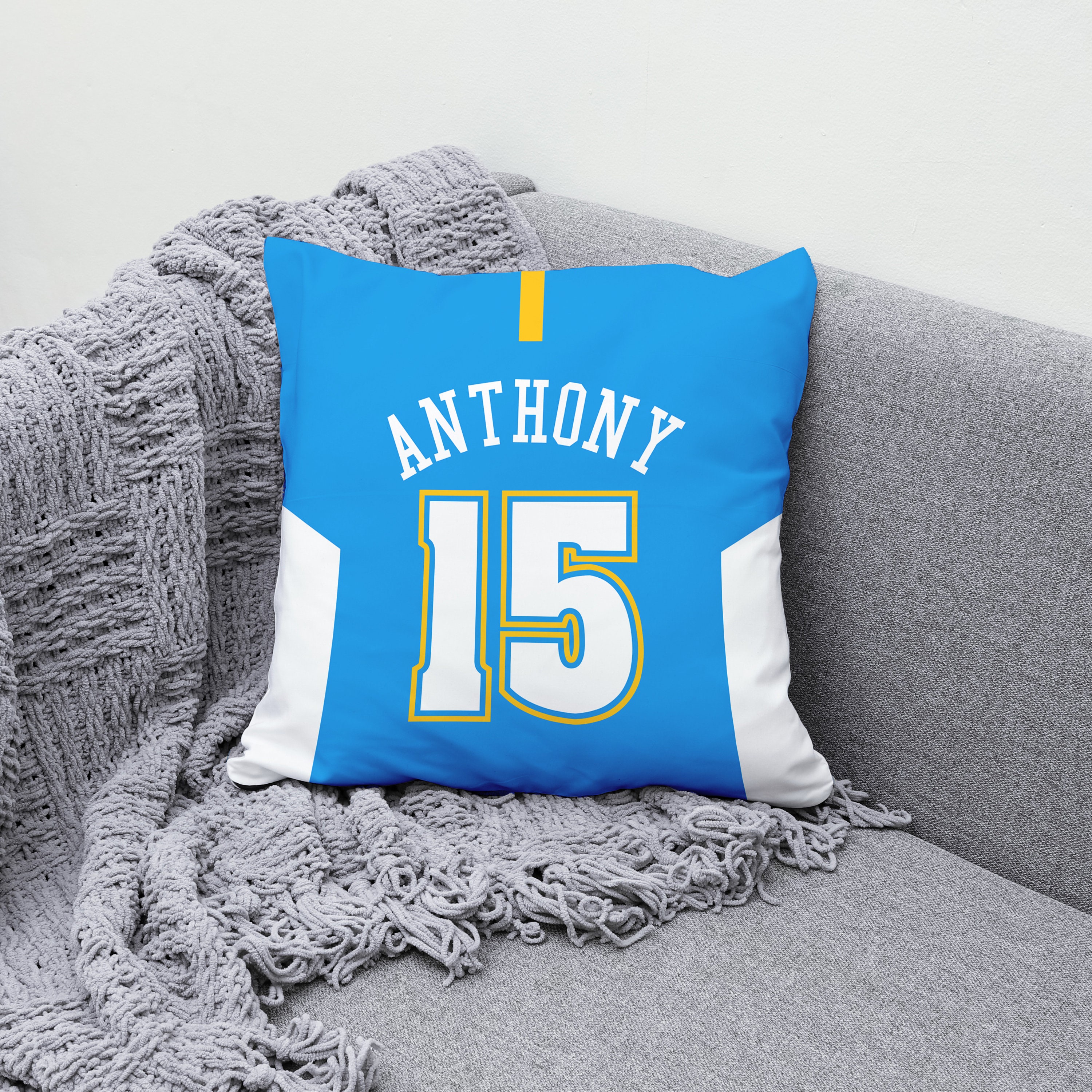 Carmelo Anthony Denver Nuggets Pillow Basketball Pillow NBA - Etsy