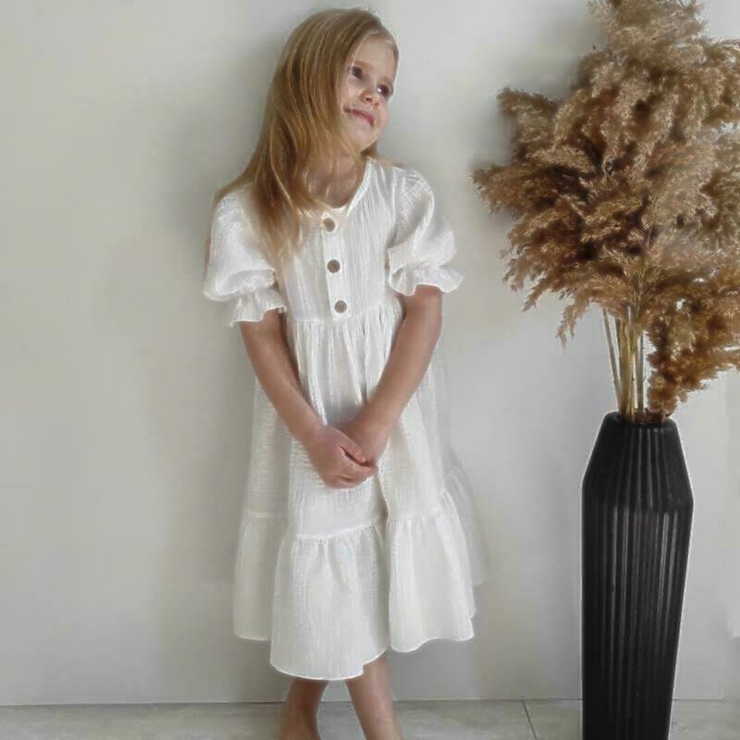 Children's Muslin Dress. - Etsy