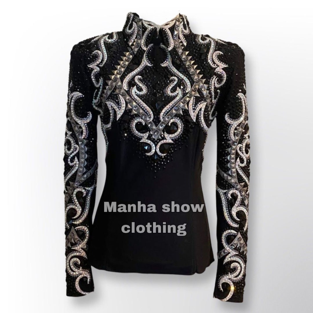 Women Horse Show Jacket Western Custom Rodeo Queen, Showmanship ...
